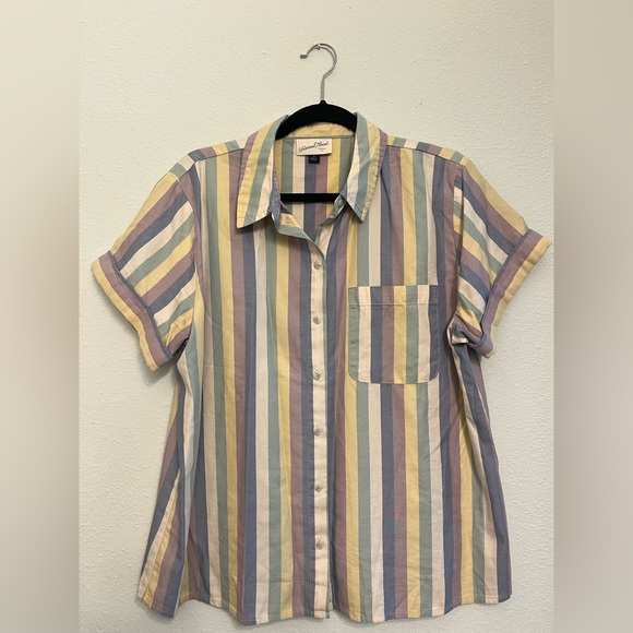 Universal Thread | Tops | Universal Thread Button Down Striped Shirt ...